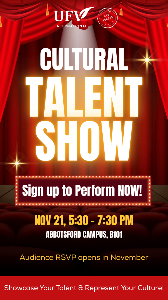 UFV International Week - Cultural Talent Show | International Events