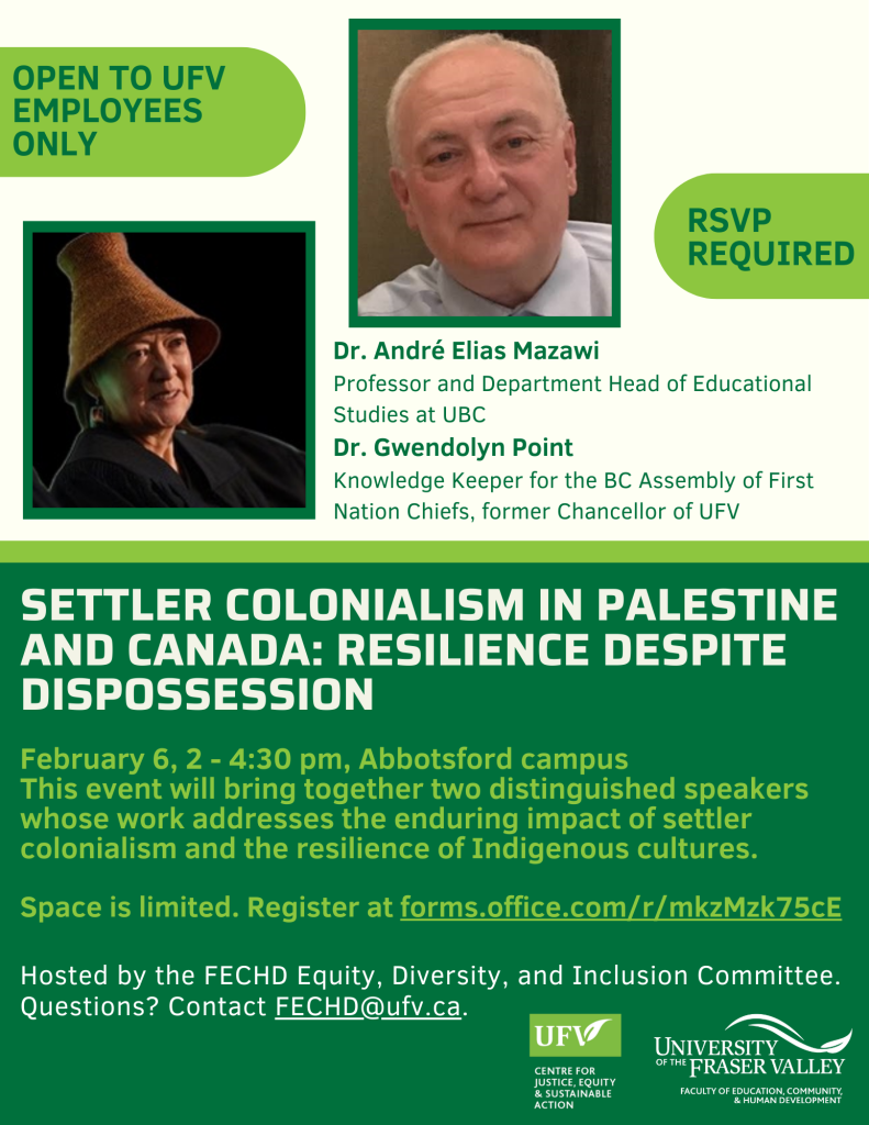 Settler Colonialism in Palestine and Canada: Resilience Despite ...
